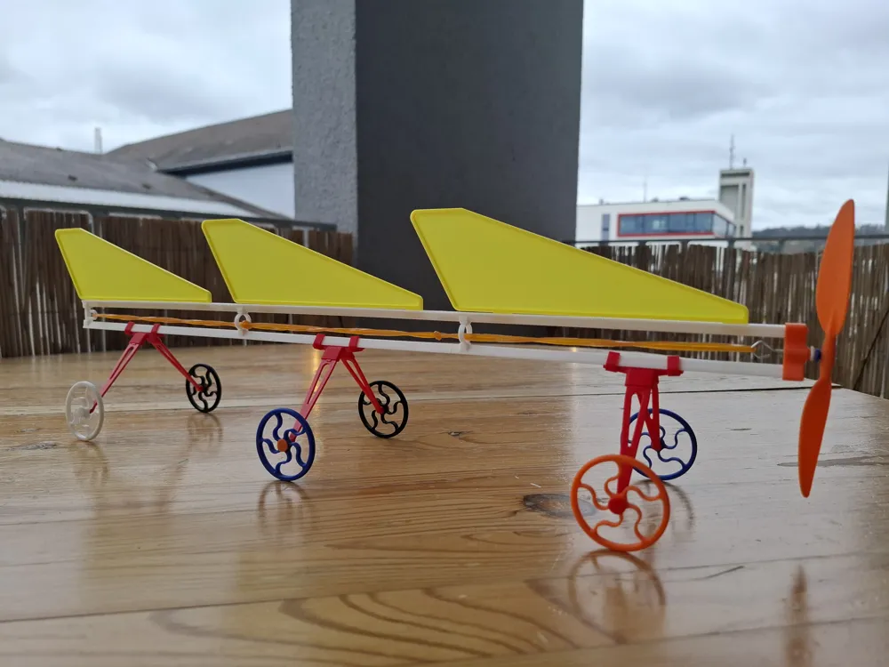 Wind-up Prop-car "Zephir" by Arty_SC MakerWorld: Download Free 3D Models