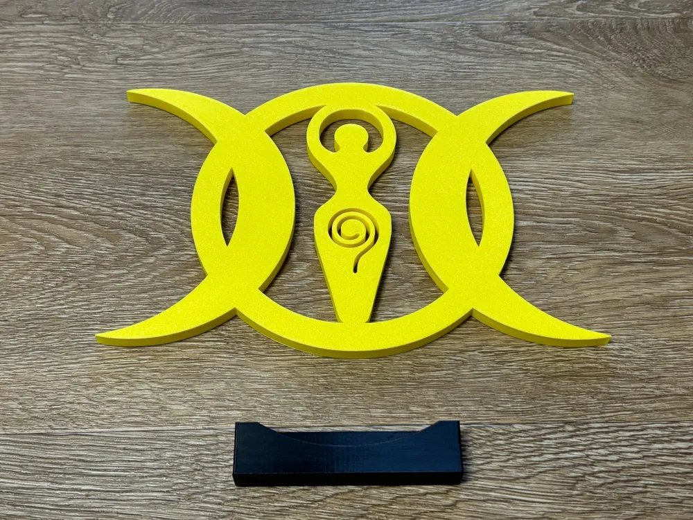 Triple Moon Goddess / Triple Moon Wicca Symbol by DaVinci - MakerWorld