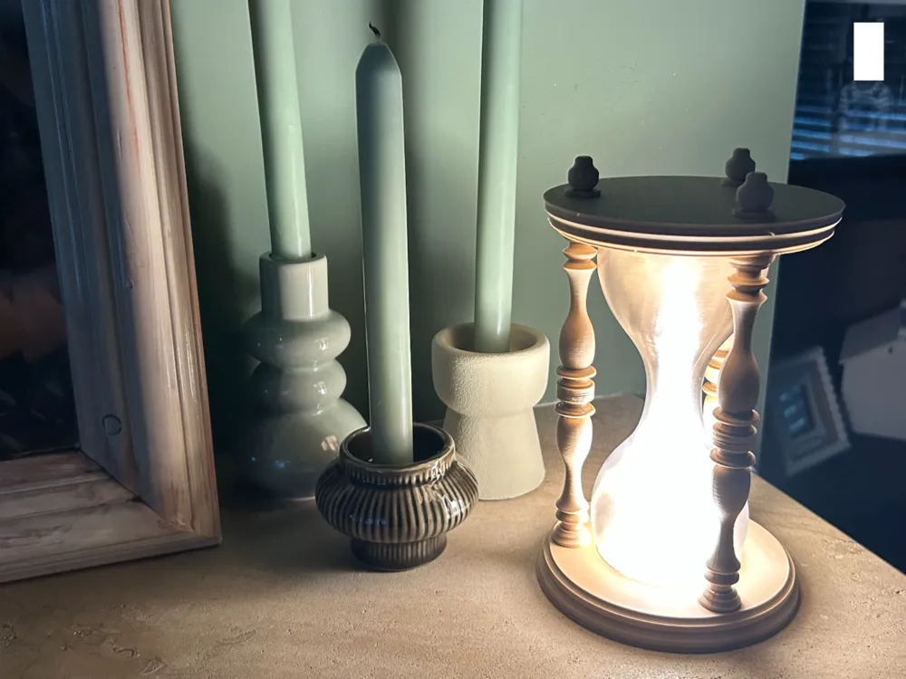 Hourglass LED Light Bambu LED 001 - Free 3D Print Model - MakerWorld