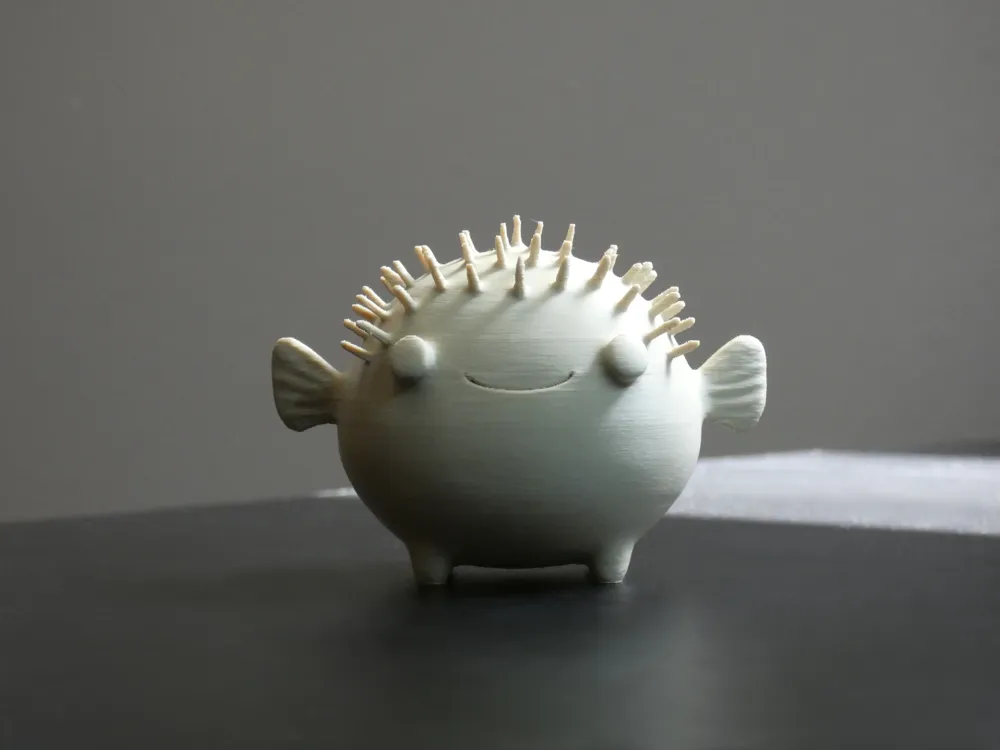 Happy Puffer Fish by EchoX MakerWorld: Download Free 3D Models