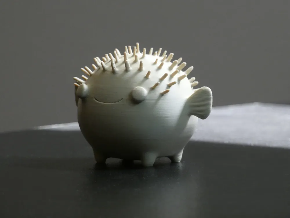 Happy Puffer Fish by EchoX MakerWorld: Download Free 3D Models