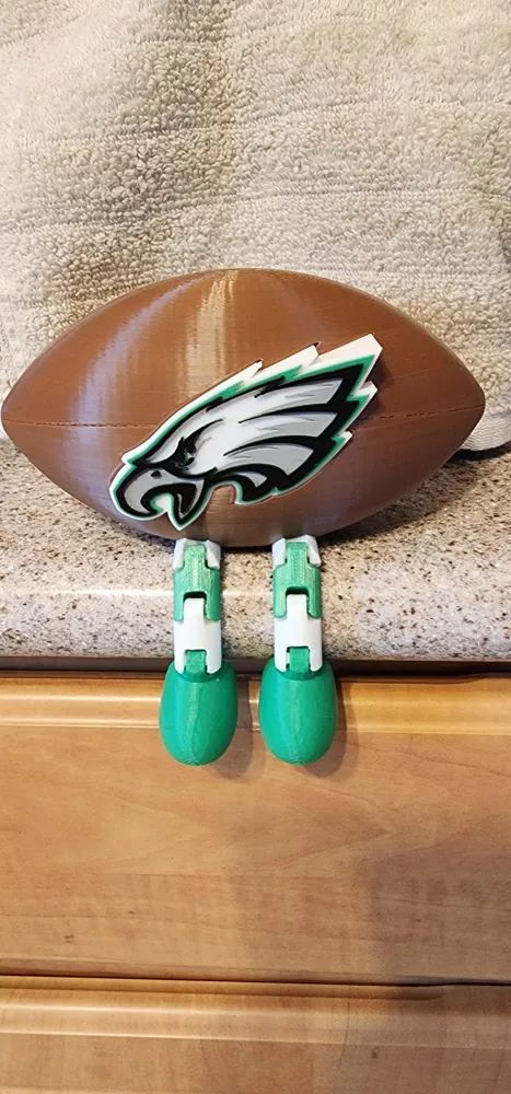Eagles Wiggle leg football - Free 3D Print Model - MakerWorld