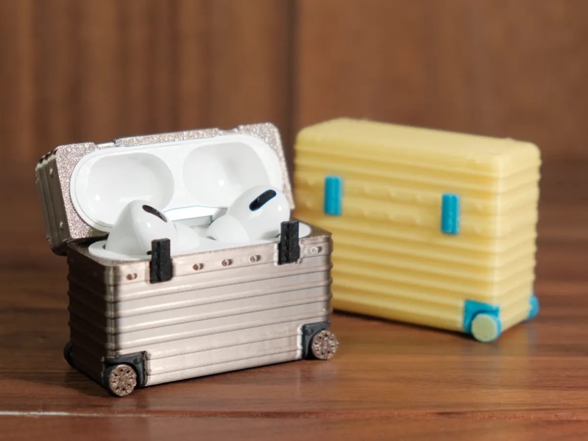 AirPods Pro Protective Case (Suitcase) - Free 3D Print Model - MakerWorld