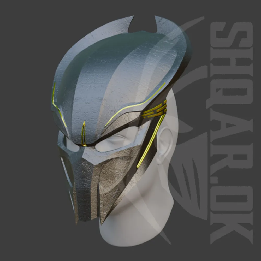 Dek V2.0 - Yautja mask - Free 3D Print Model - MakerWorld