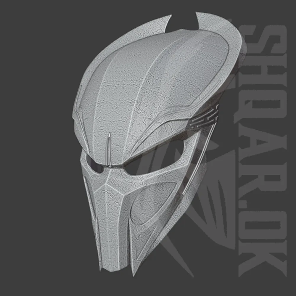 Dek V2.0 - Yautja mask - Free 3D Print Model - MakerWorld