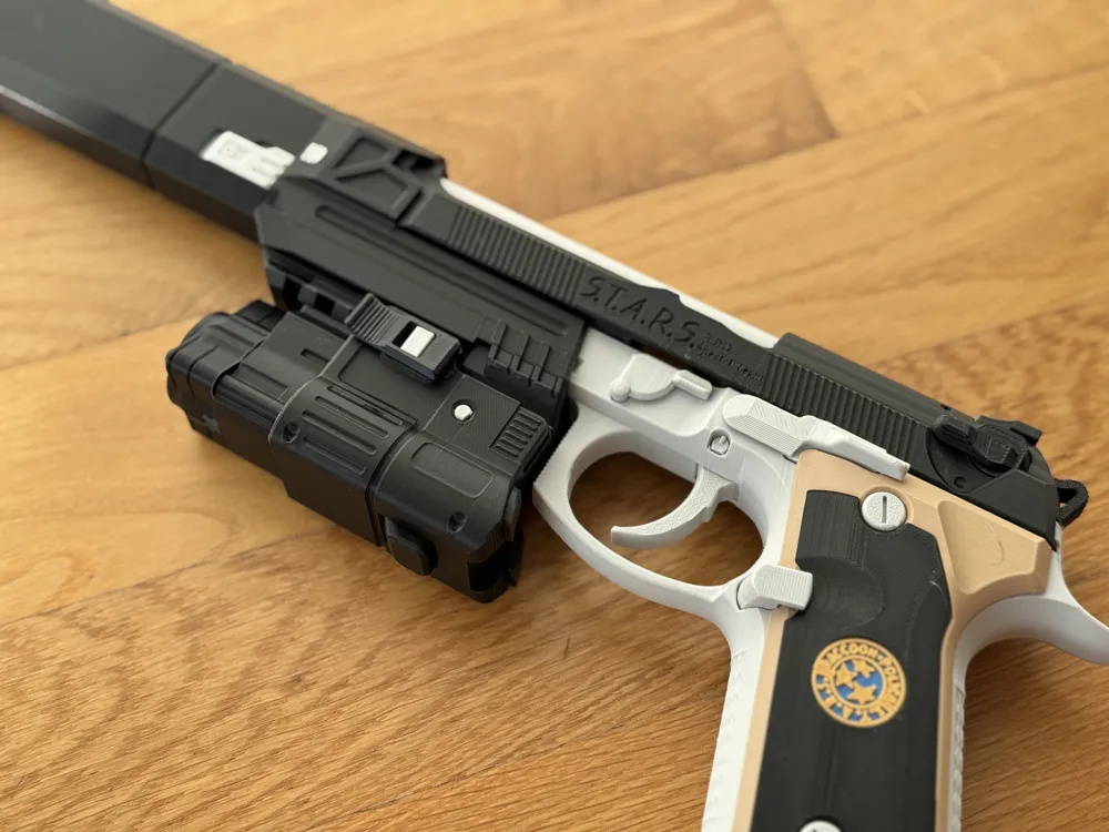 Resident Evil – Beretta 92F Samurai Edge / Wesker by 3dwb MakerWorld ...