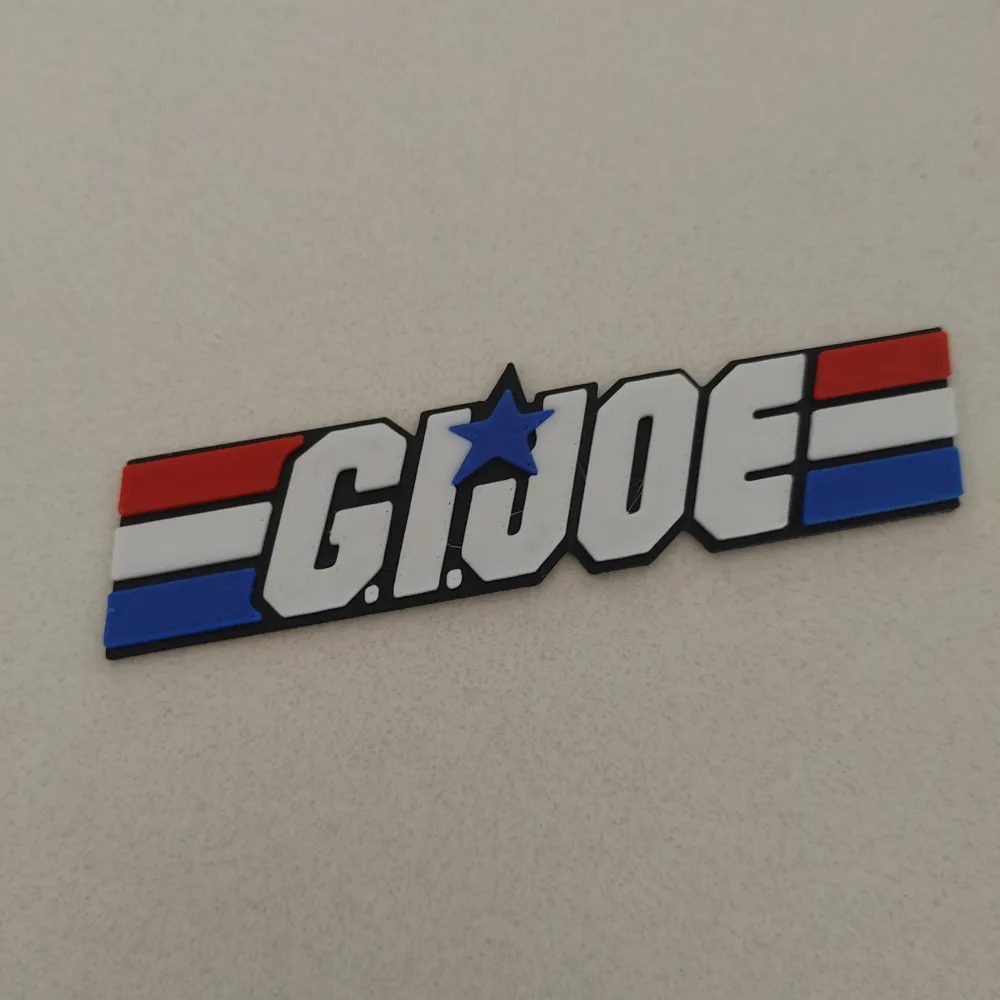 G.I. Joe Emblem Logo Double Banner by cardboardcreationism - MakerWorld