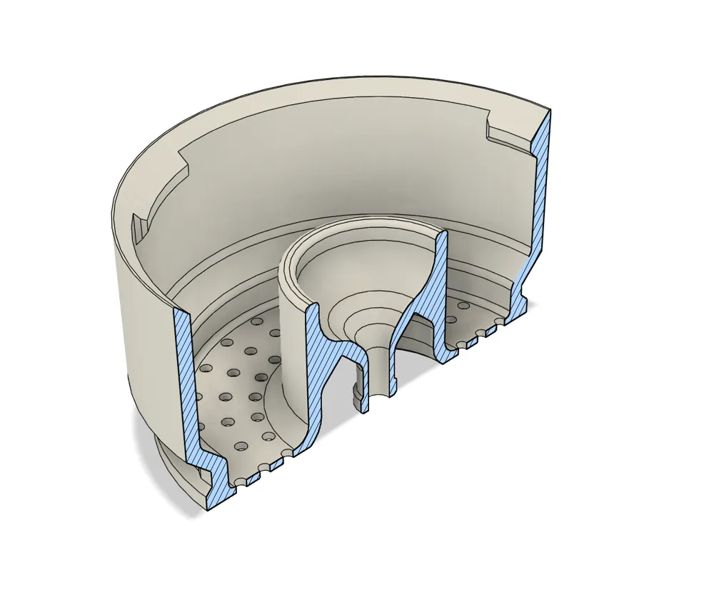 Modular Hydroponic Tower Garden (Dispenser Module) - Free 3D Print ...
