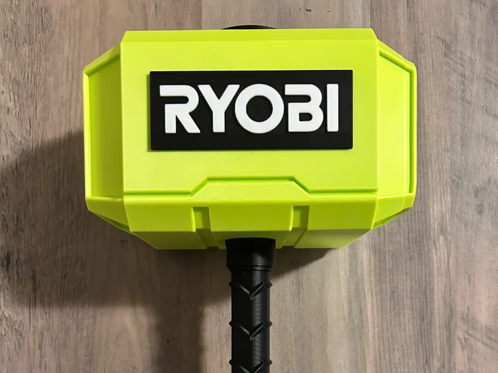 Ryobi Tools LOGO for Thor's Hammer by K3DPrint MakerWorld: Download ...