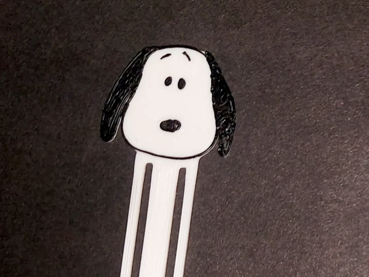 Snoopy bookmark or clip by RandomGuy MakerWorld: Download Free 3D Models