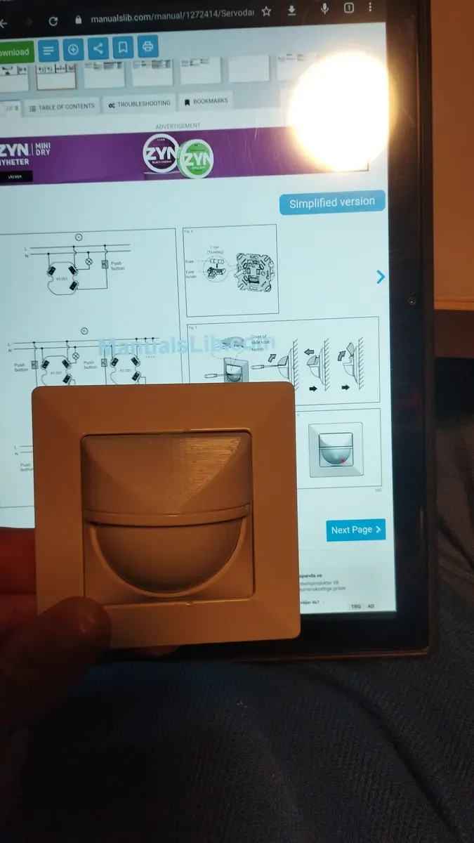 Servodan motion sensor lid by suzukiracing250 - MakerWorld