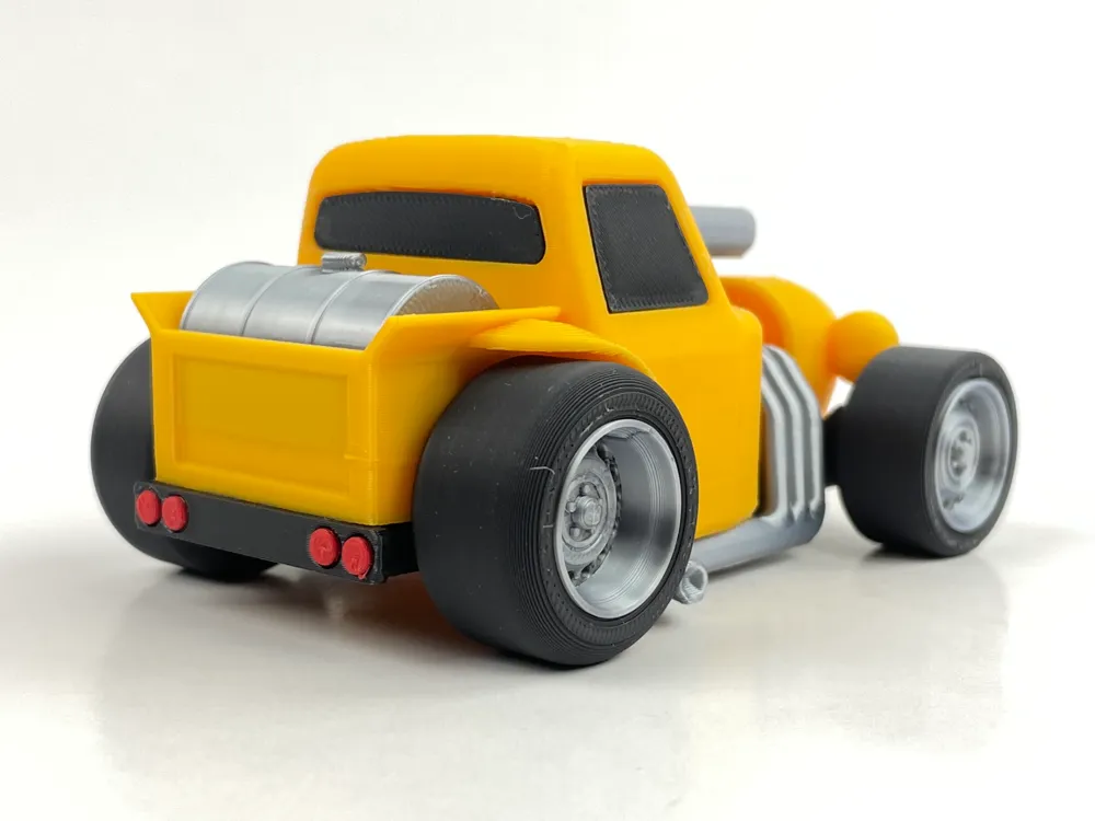 Tooned HOT ROD by soarpix MakerWorld: Download Free 3D Models