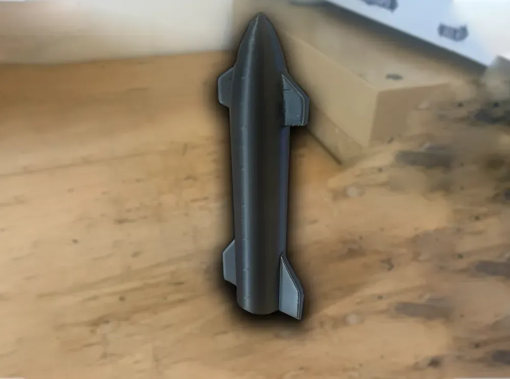3D printable model of Spacex's Starship by Boosted3D MakerWorld ...