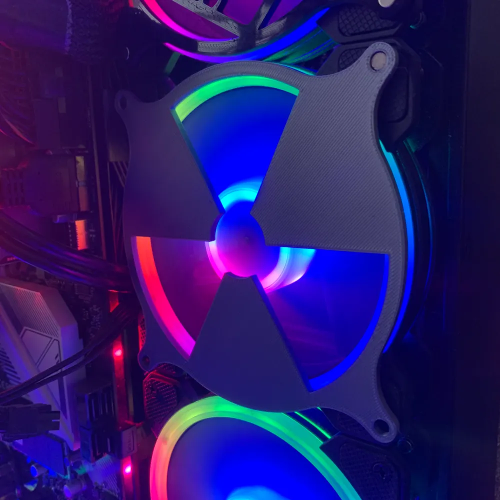 Radioactive Fan Cover for 120mm PC Fans by OnlyCrafts3D MakerWorld ...