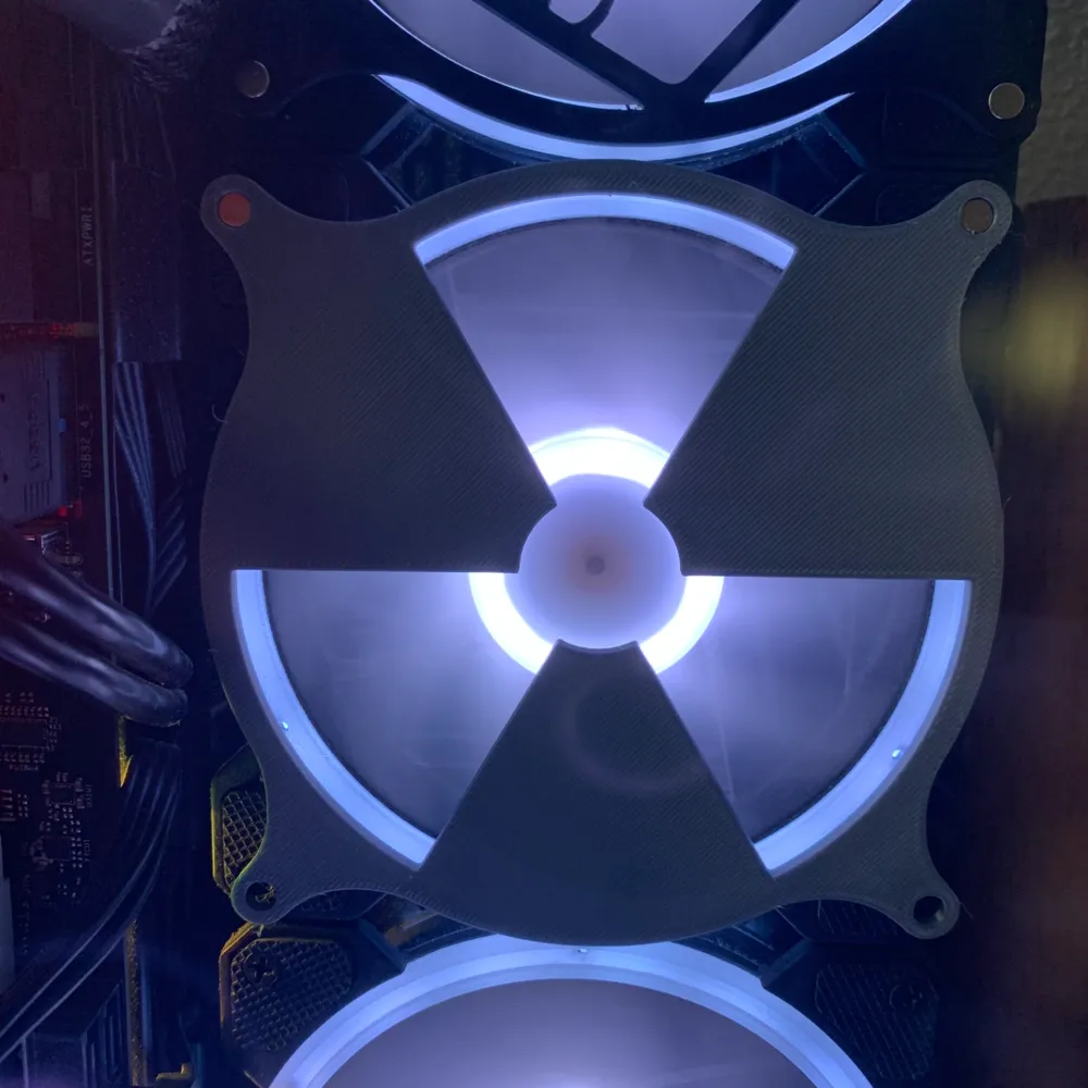 Radioactive Fan Cover for 120mm PC Fans by OnlyCrafts3D MakerWorld ...