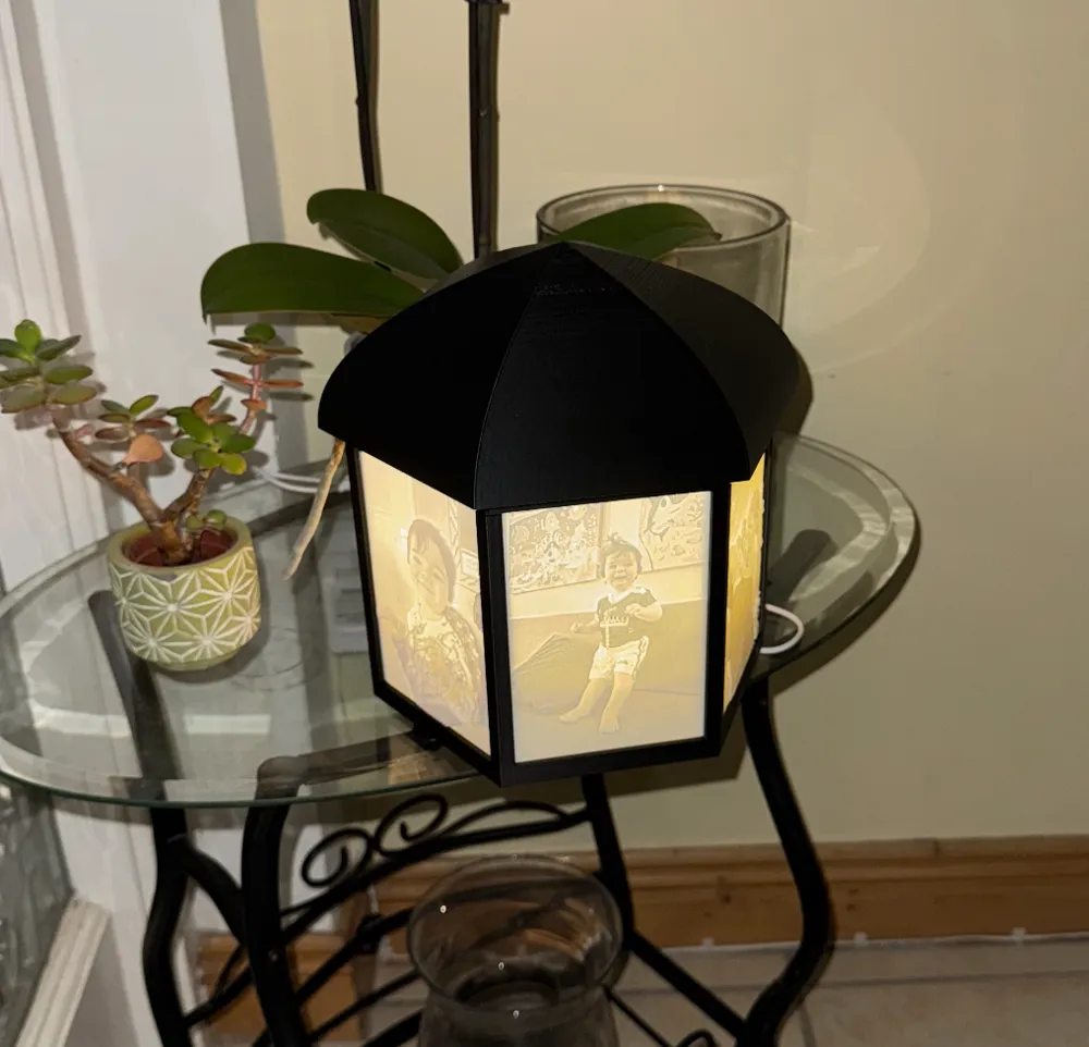 Lithophane Family Lantern - No glue - USB Powered Remixed by ...