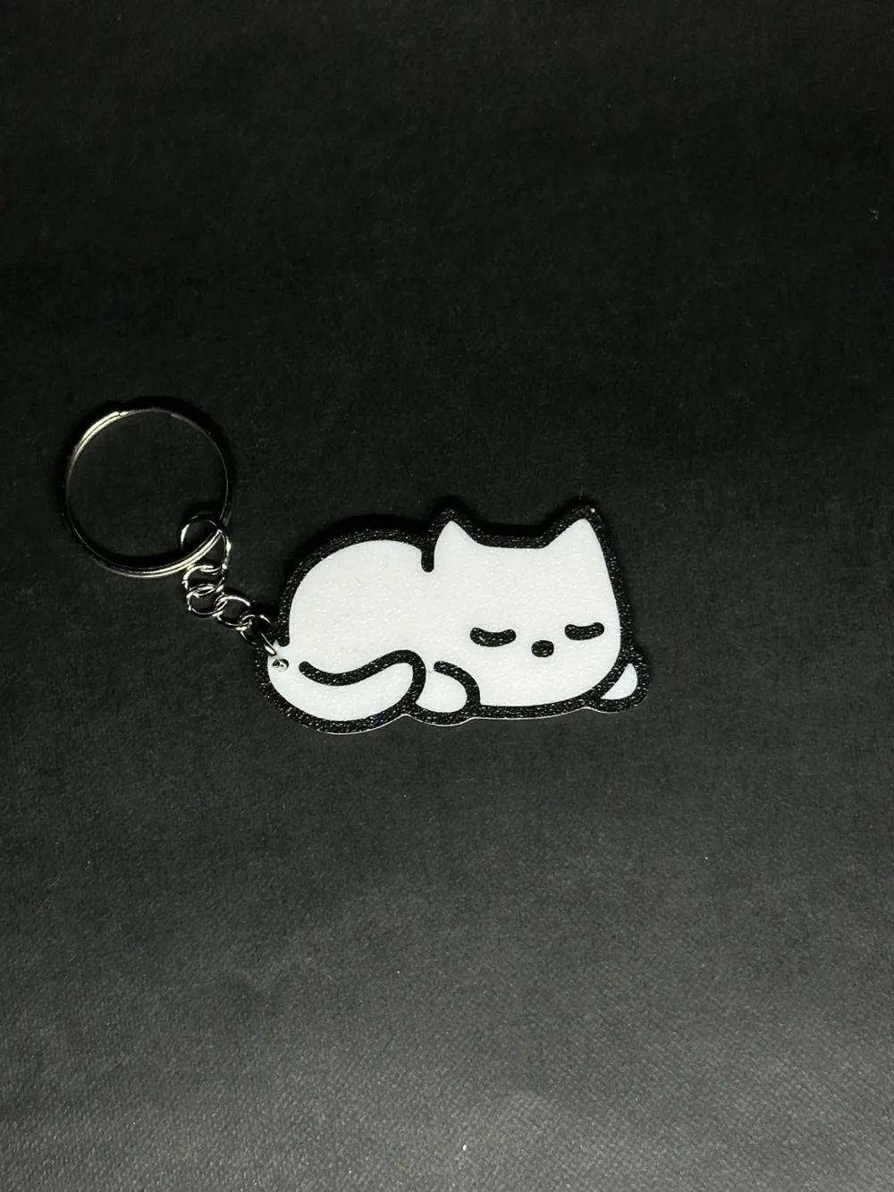 Sleepy Cat keychains Easy + Fast Remixed by Immax - MakerWorld