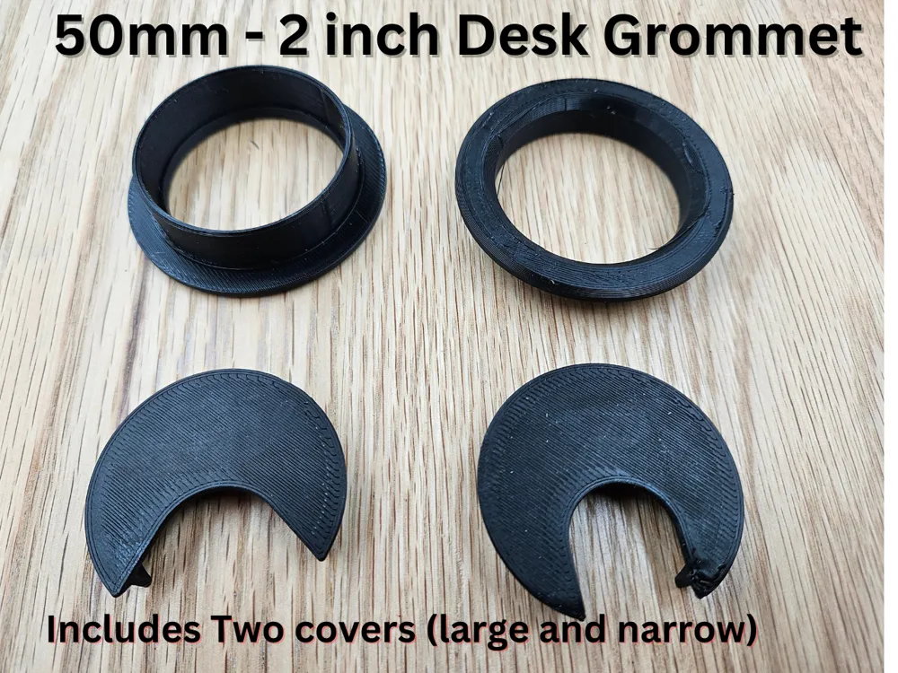 DESK GROMMET - 50 mm ( 2 inch) by Darren - MakerWorld