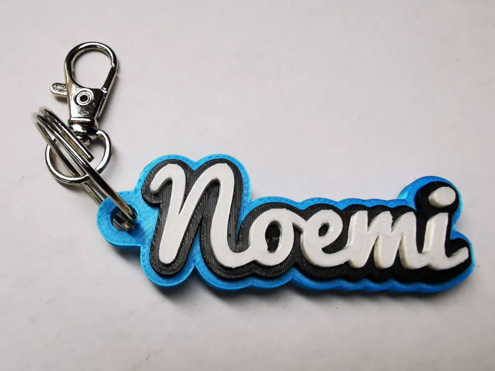 Noemi Name Keychain by skorpione80 MakerWorld: Download Free 3D Models
