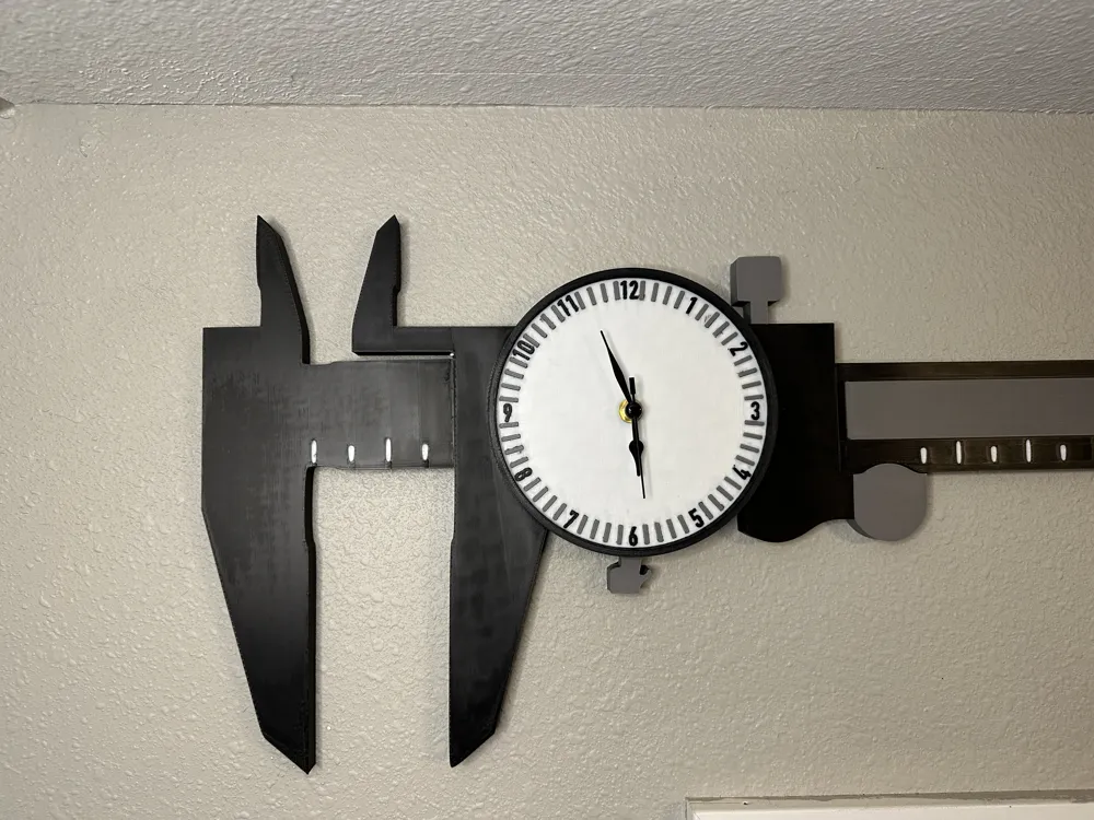 Dial Caliper Clock - Clock Kit 011 by Bhellwig MakerWorld: Download ...