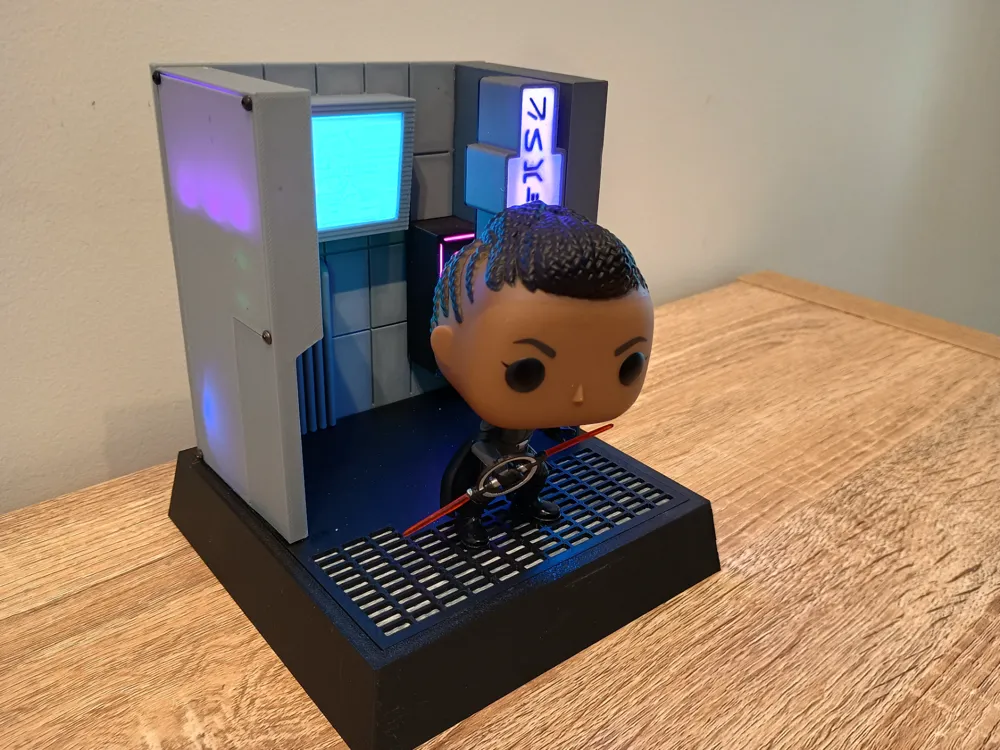 Funko Pop Diorama – LED Cyberpunk Star Wars Display - Modelo gratuito ...