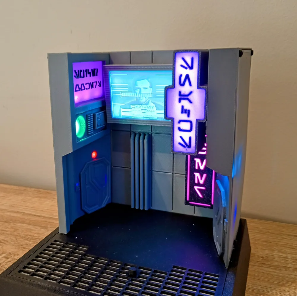 Funko Pop Diorama – LED Cyberpunk Star Wars Display - Modelo gratuito ...