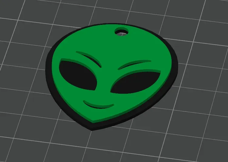 Alien Keychain by Kevvv-3D - MakerWorld