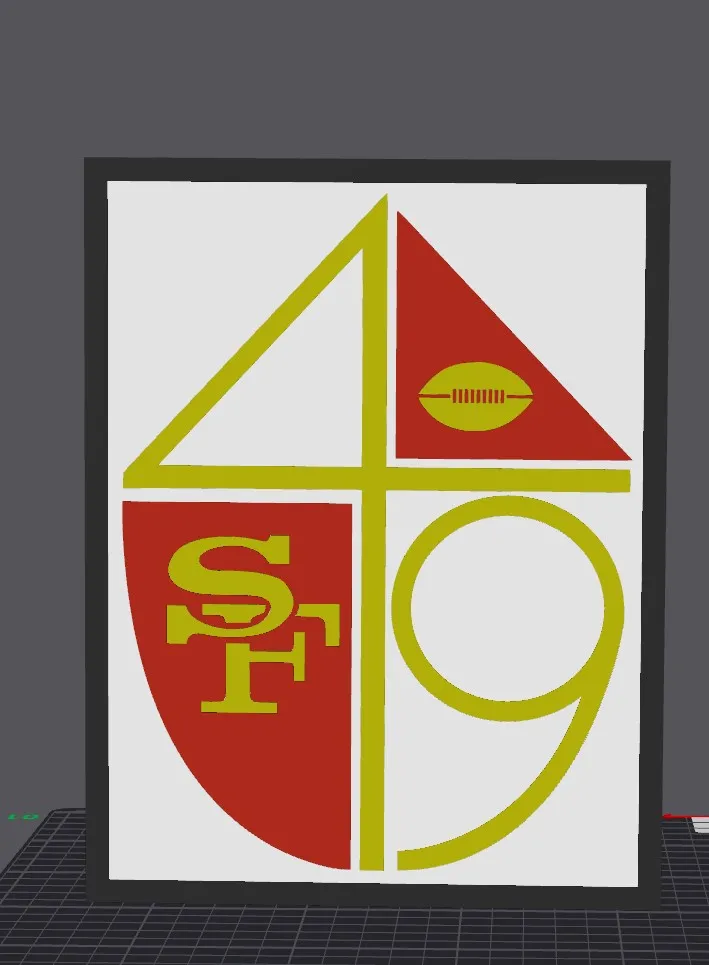 SF 49ers Light Box Logo by Jrebs3DPrinting MakerWorld: Download Free 3D ...