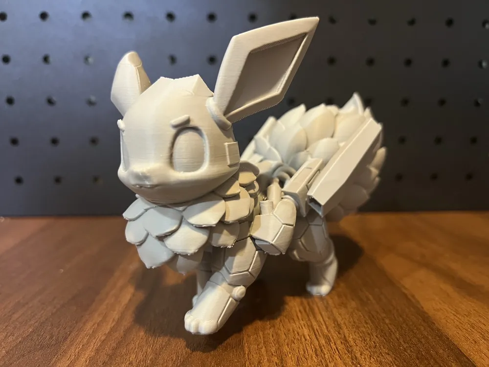 Mecha Pokemon Series ‧ Eevee Full-Body Statue - Free 3D Print Model ...