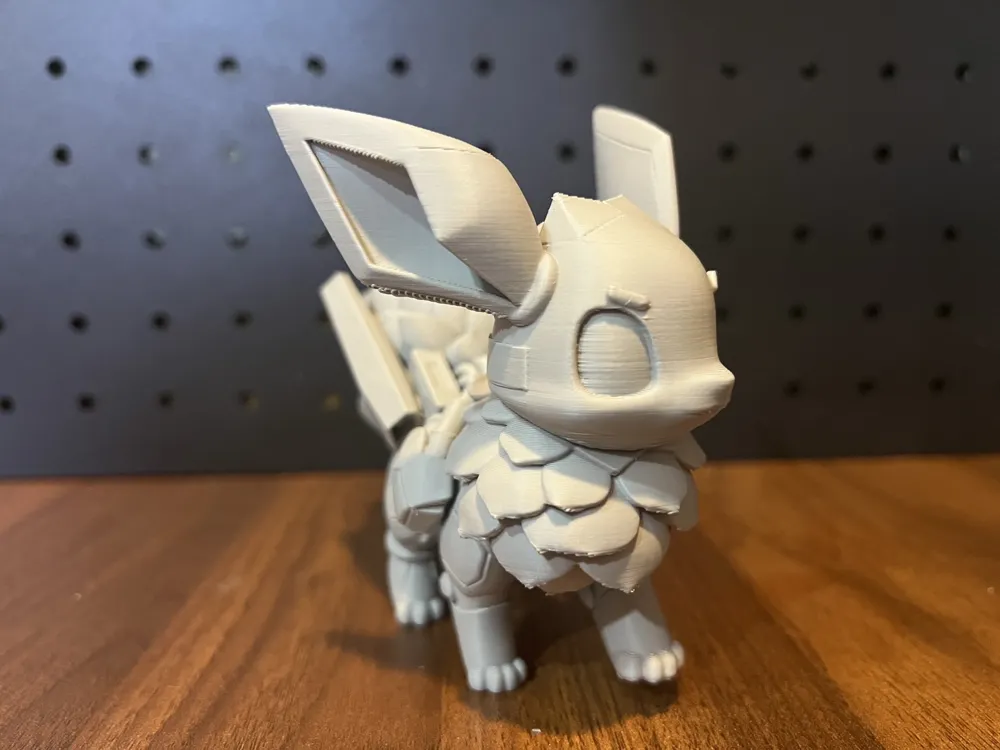 Mecha Pokemon Series ‧ Eevee Full-Body Statue - Free 3D Print Model ...