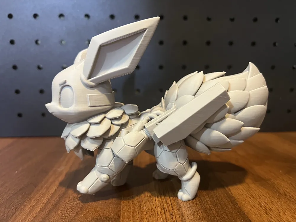 Mecha Pokemon Series ‧ Eevee Full-Body Statue - Free 3D Print Model ...