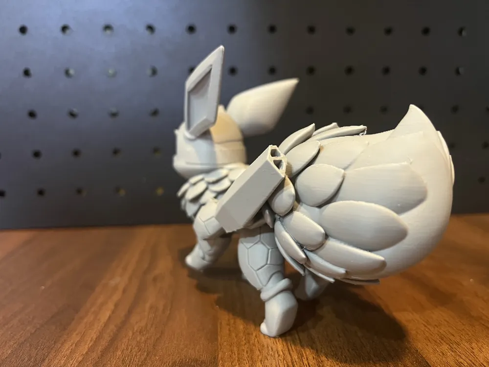 Mecha Pokemon Series ‧ Eevee Full-Body Statue - Free 3D Print Model ...