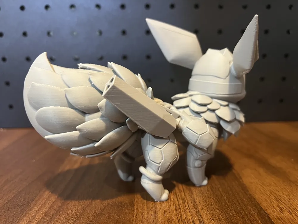 Mecha Pokemon Series ‧ Eevee Full-Body Statue - Free 3D Print Model ...