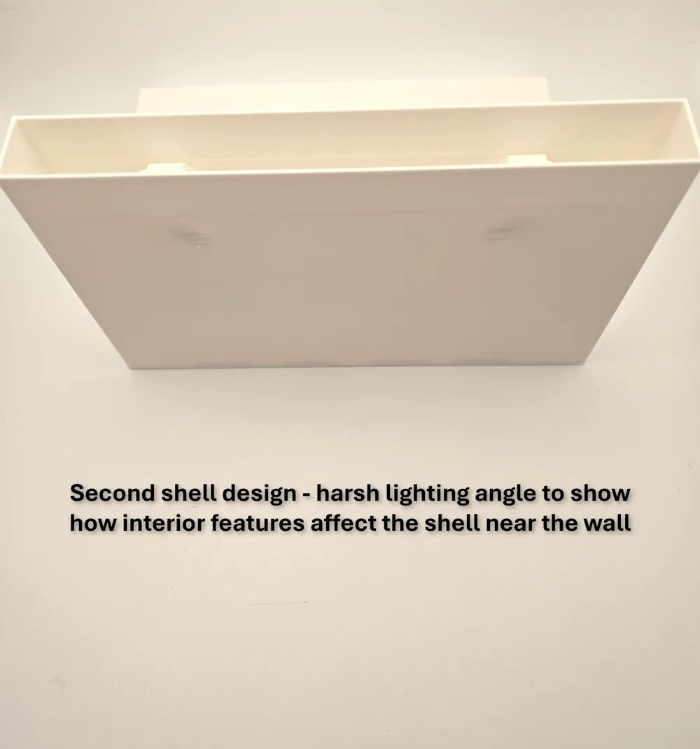 Lightweight floating shelf - just use push pins! - Free 3D Print Model ...