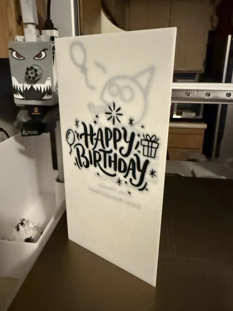 Stick Figure Birthday Card - Eat More Cake Edition by ...