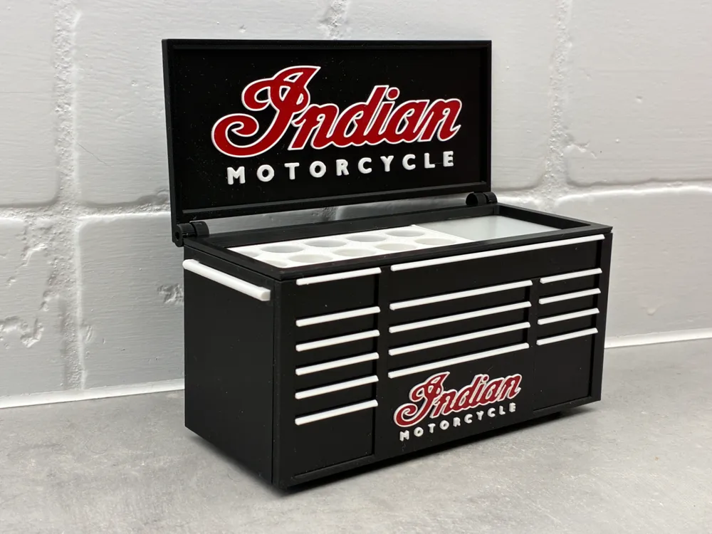 Indian Motorcycle inspired desk Toolbox Pen Holder by Mrtk1970 ...