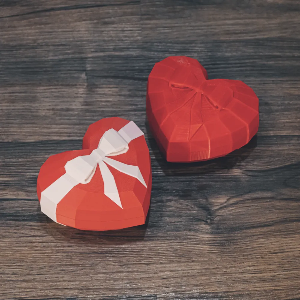 Lowpoly Heart Box by Josh-3D - MakerWorld