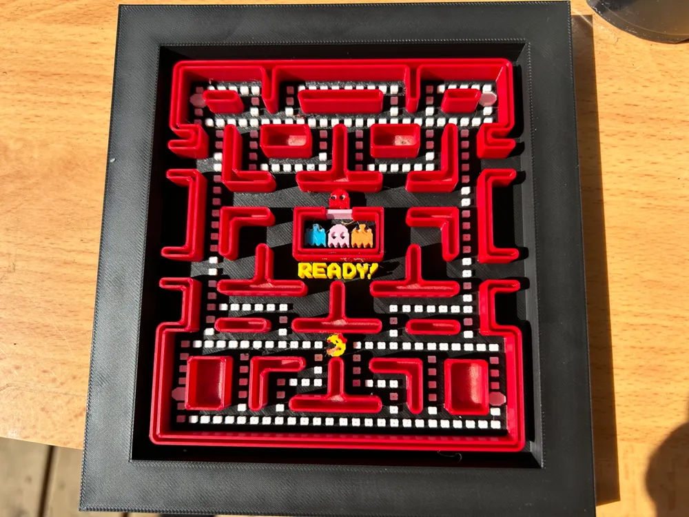Ms. Pacman - Level One - 3D Picture by Twisted Layers 3D - MakerWorld