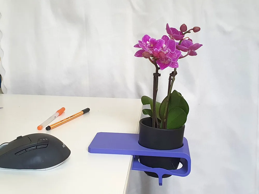 Office Flower Desk Hanger // Büro-Blumen by DocLex MakerWorld: Download ...
