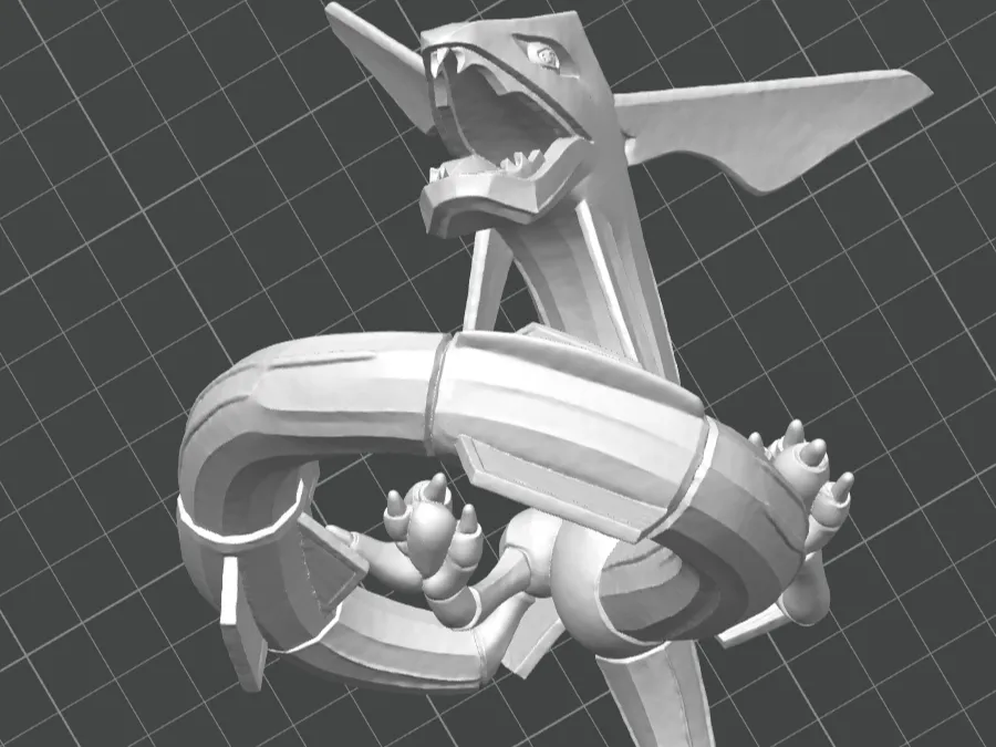 Rayquaza Display Model - Free 3D Print Model - MakerWorld
