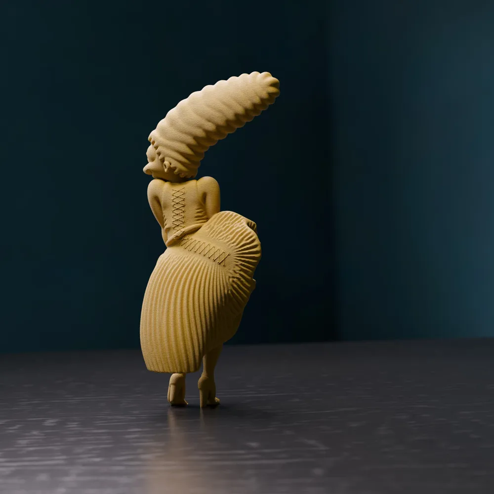 Marge Simpson as Marilyn Monroe by TheLightning MakerWorld: Download ...