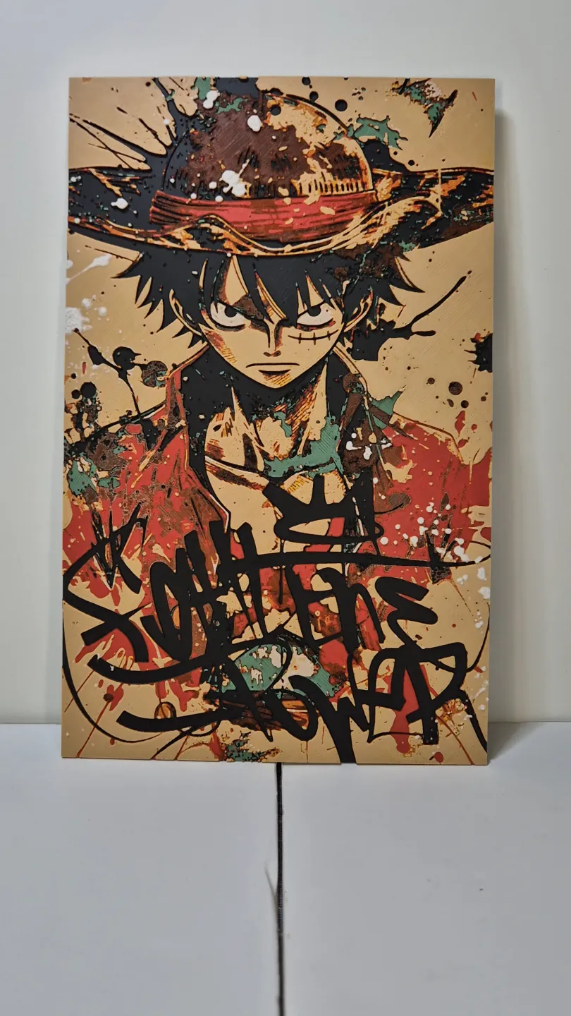 One Piece Art HueForge by julien.pepakura.3d - MakerWorld