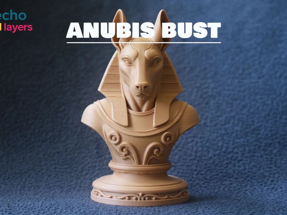 Anubis bust by Echo 3D Layers MakerWorld: Download Free 3D Models