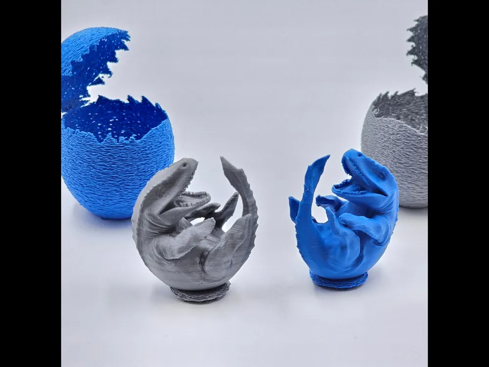 Dino - Egg - Mosasaurus - Free 3D Print Model - MakerWorld