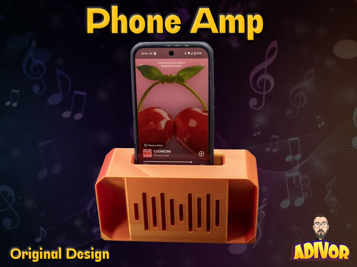 Phone Amplifier Passive Speaker - Free 3D Print Model - MakerWorld