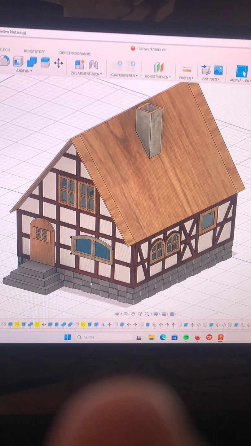 Half-timbered House H0 by Handrix91 MakerWorld: Download Free 3D Models