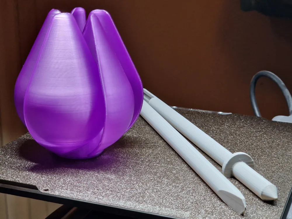 Flower Wind Spinner by Jon MakerWorld: Download Free 3D Models