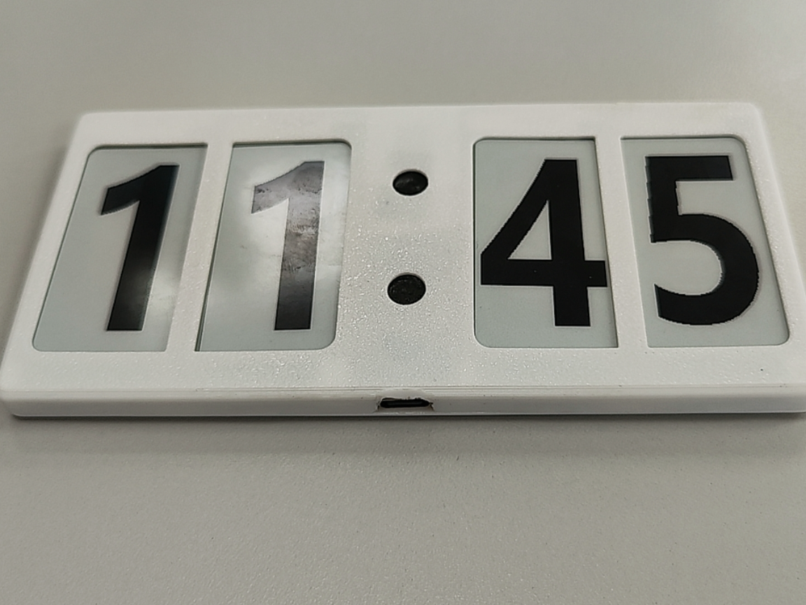 E-ink Simulated Page-Turning Clock (Using Four 2.13-Inch E-ink Price ...