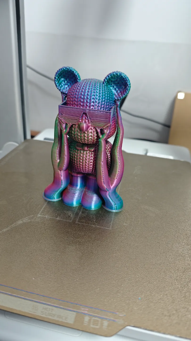 Violent Bear Party Bear Knitted Toy Stall Essential by PRINTER Q MakerWorld: Download Free 3D Models