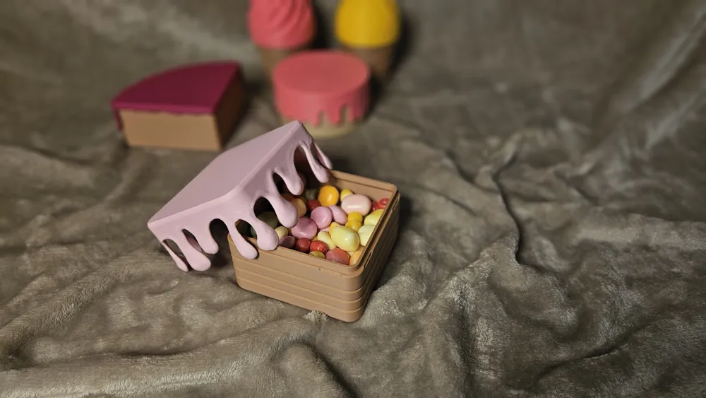 Drip Cake Container V2 - Free 3D Print Model - MakerWorld